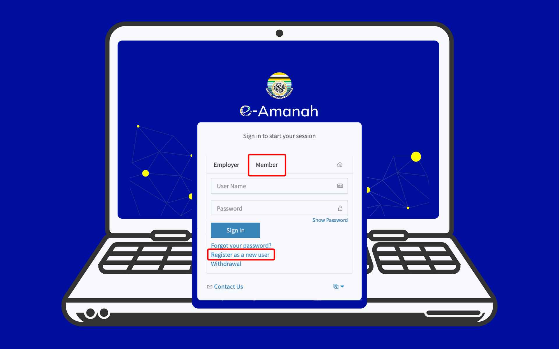 Withdrawal e-Amanah Guide | TAP.com.bn